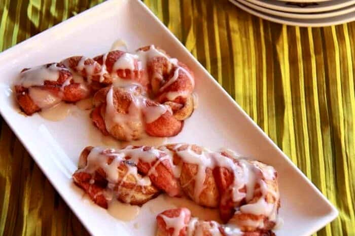 Candy Cane Cinnamon Rolls - Half Baked Harvest