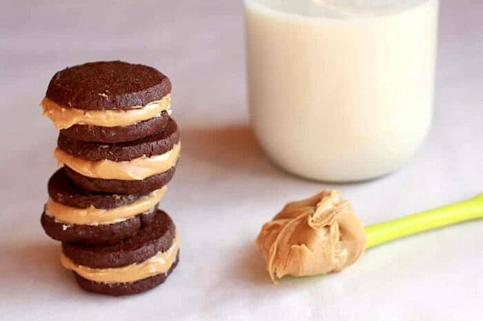 Homemade Oreos.......dipped in Peanut Butter - Half Baked Harvest