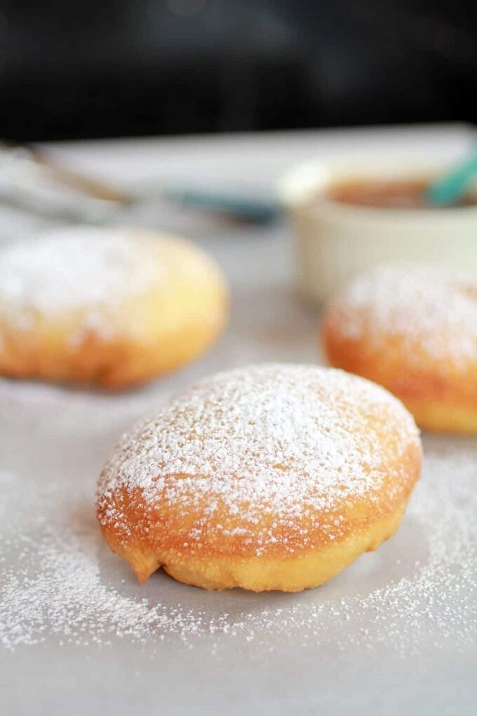 Beignets....filled with Chocolate.....then drizzled with Chocolate ...