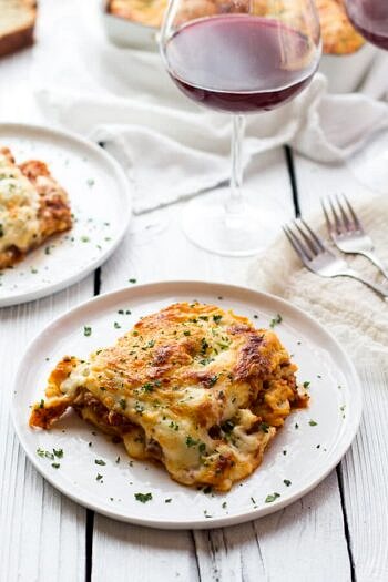 Extra Cheesy Classic Homemade Lasagna. - Half Baked Harvest