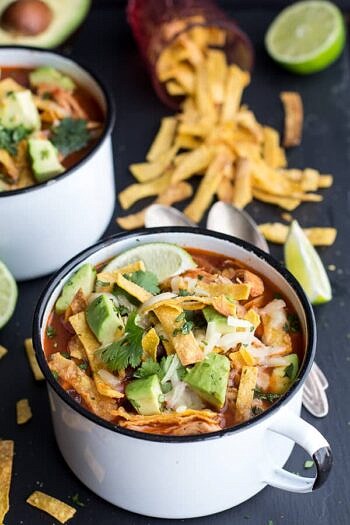 Seafood Gumbo + Herbs de Split Pea Soup + Chipotle Chicken Tortilla ...