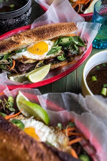 Short Rib Pho French Dip Banh Mi
