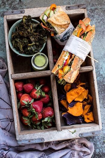 California Rainbow Veggie Sub
