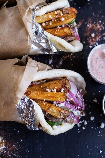 Greek Style Roasted Lamb Gyros | Half Baked Harvest