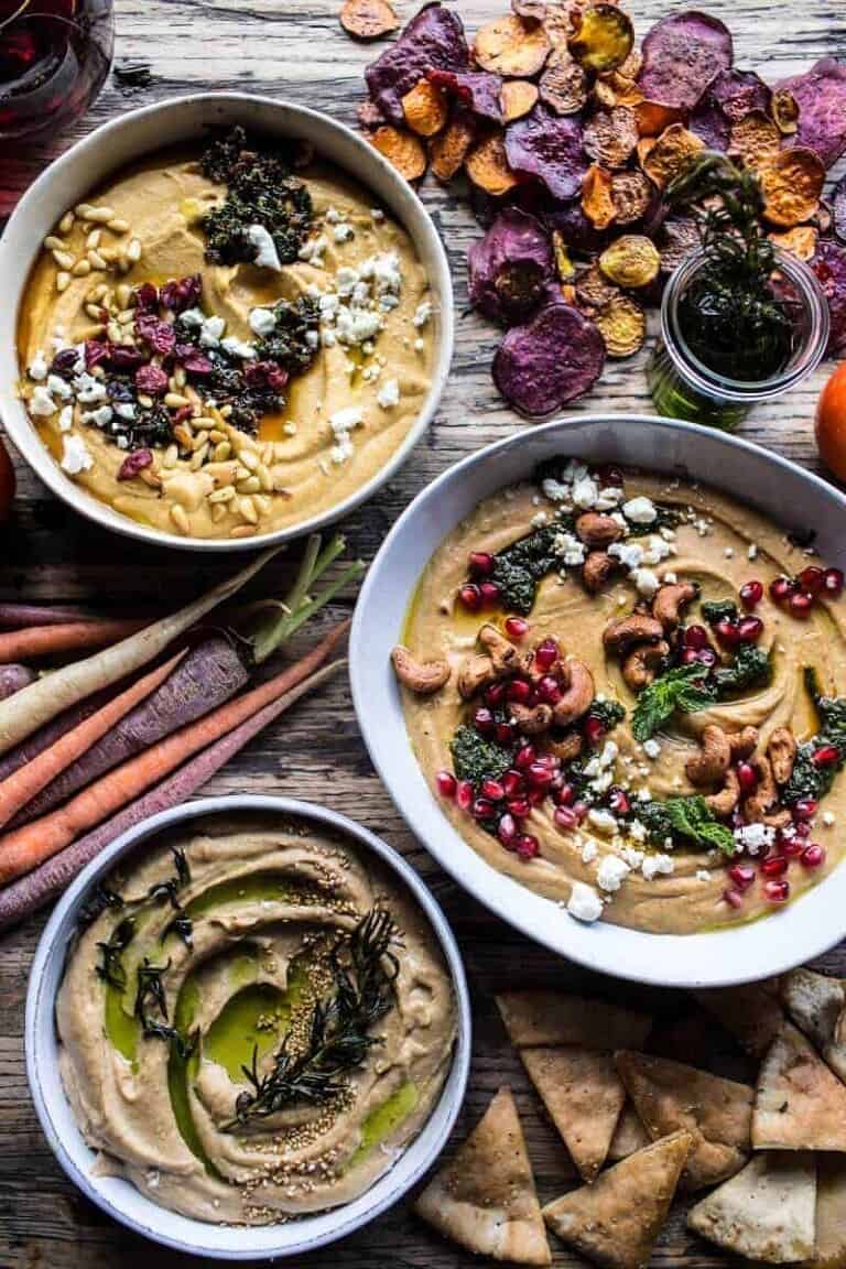 The Big Holiday Hummus Board