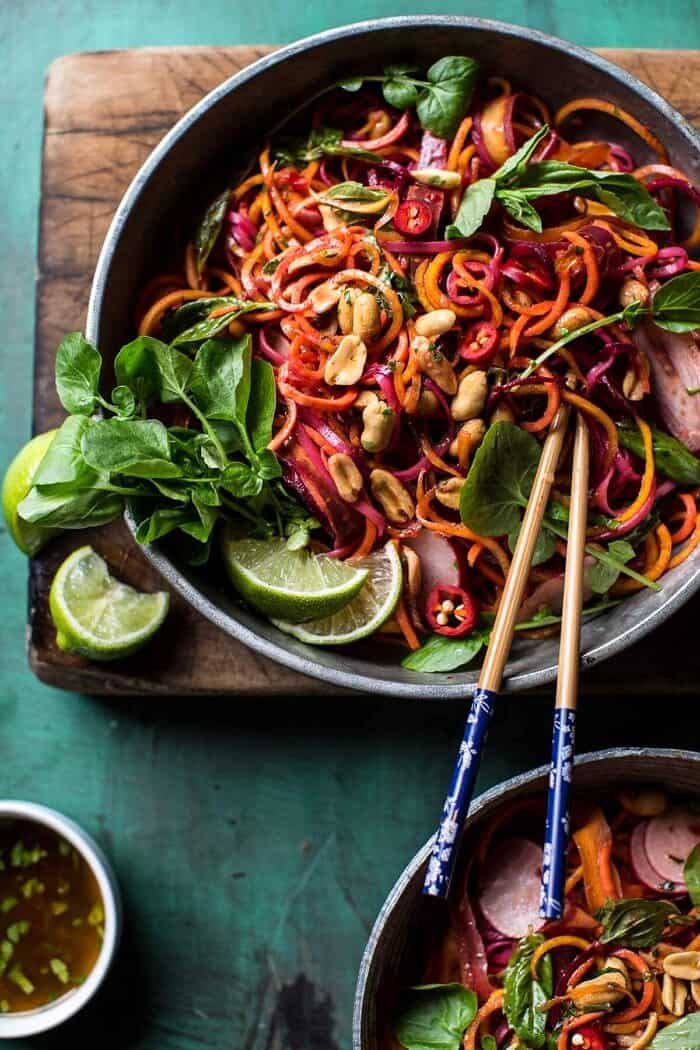 Rainbow Veggie Noodles. - Half Baked Harvest