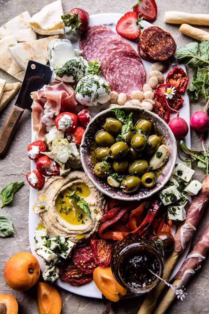 Greek Inspired Antipasto Platter. - Half Baked Harvest