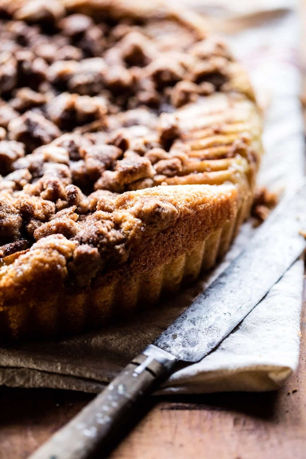 Cinnamon Apple Crumble Cake. - Half Baked Harvest