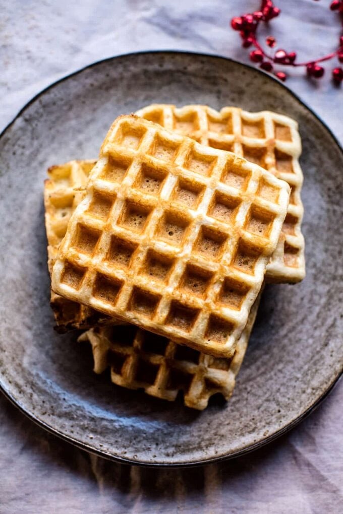 Crispy Belgian Waffles. - Half Baked Harvest