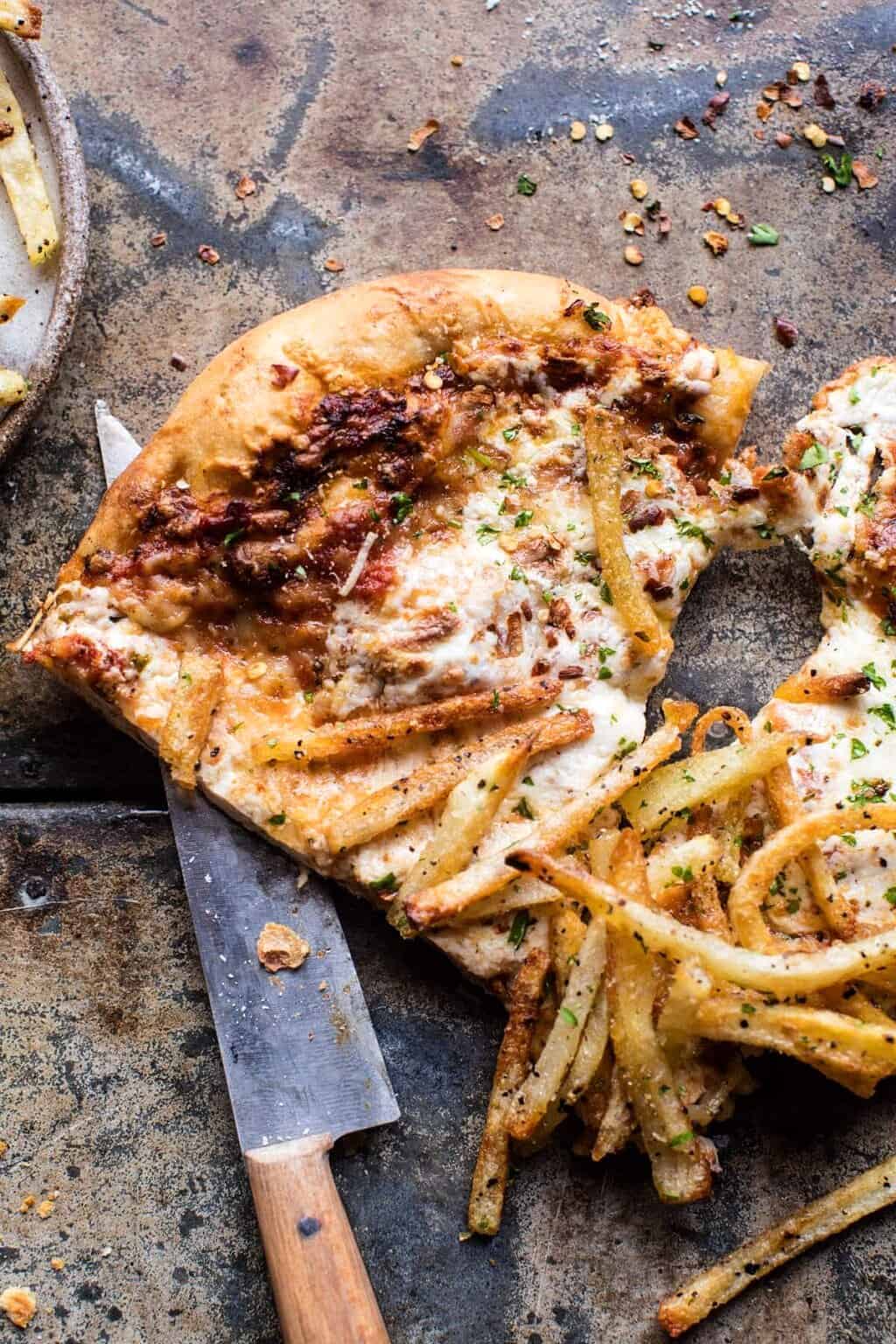 French Fry Cheese Pizza. - Half Baked Harvest