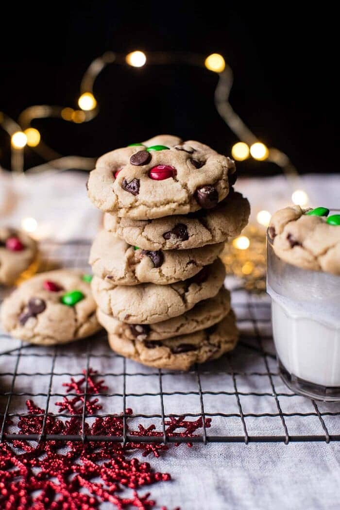Christmas Chocolate Chip Cookies. - Half Baked Harvest