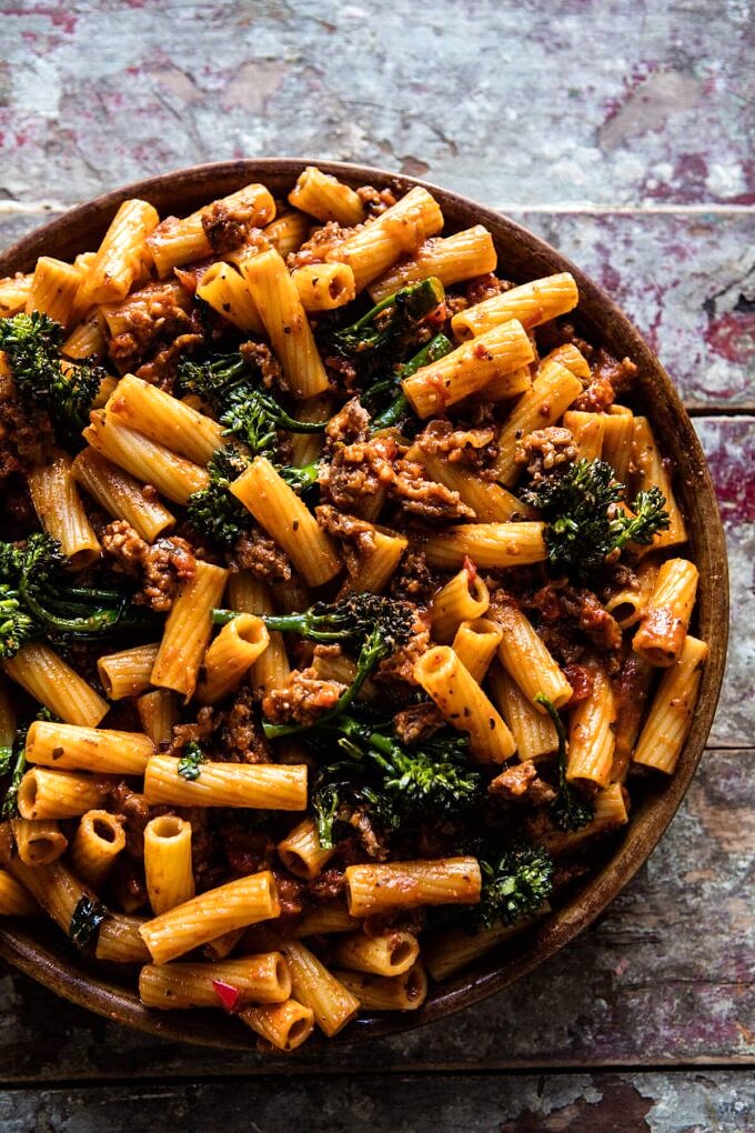 Rigatoni Broccoli Rabe Bake. - Half Baked Harvest