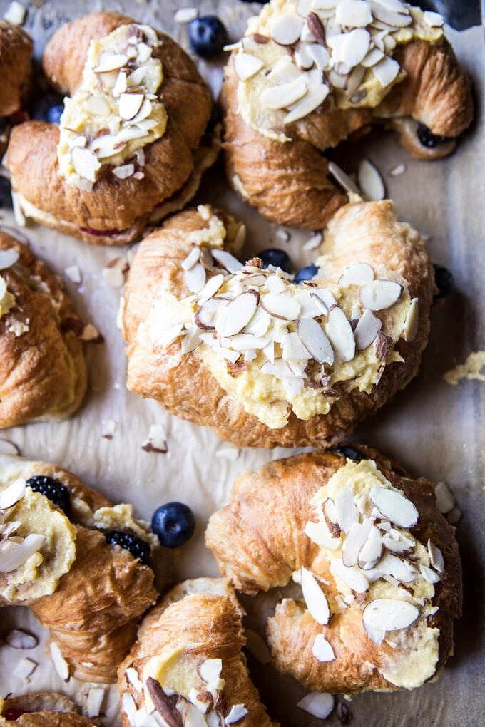 Mixed Berry Almond Croissants. - Half Baked Harvest