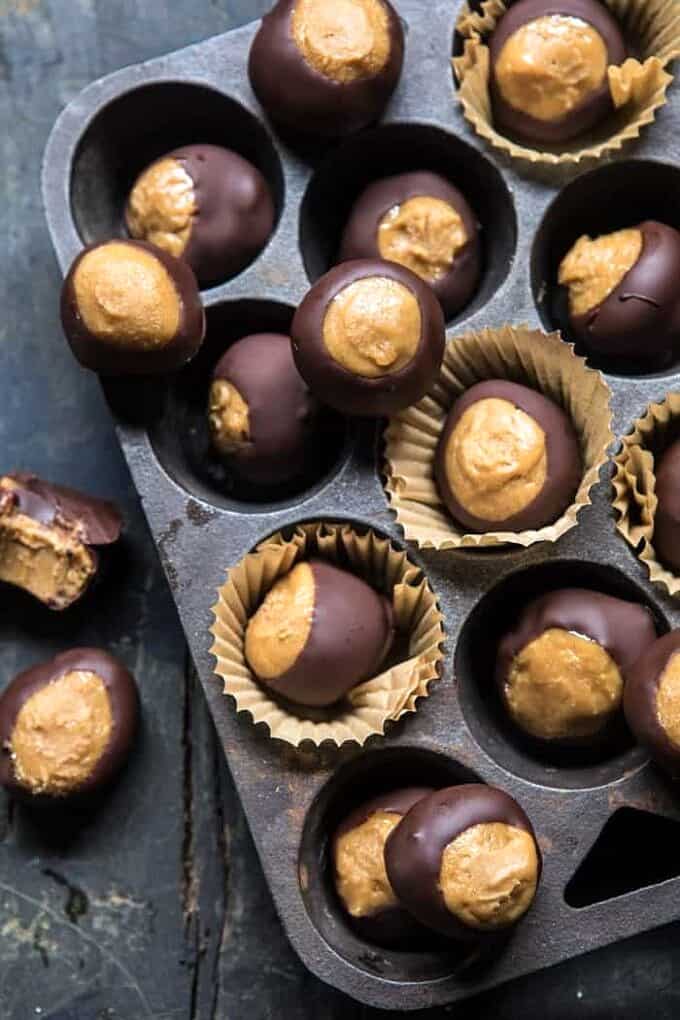 Healthy 5 Ingredient Buckeyes. - Half Baked Harvest