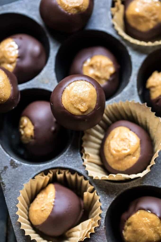 Healthy 5 Ingredient Buckeyes. - Half Baked Harvest