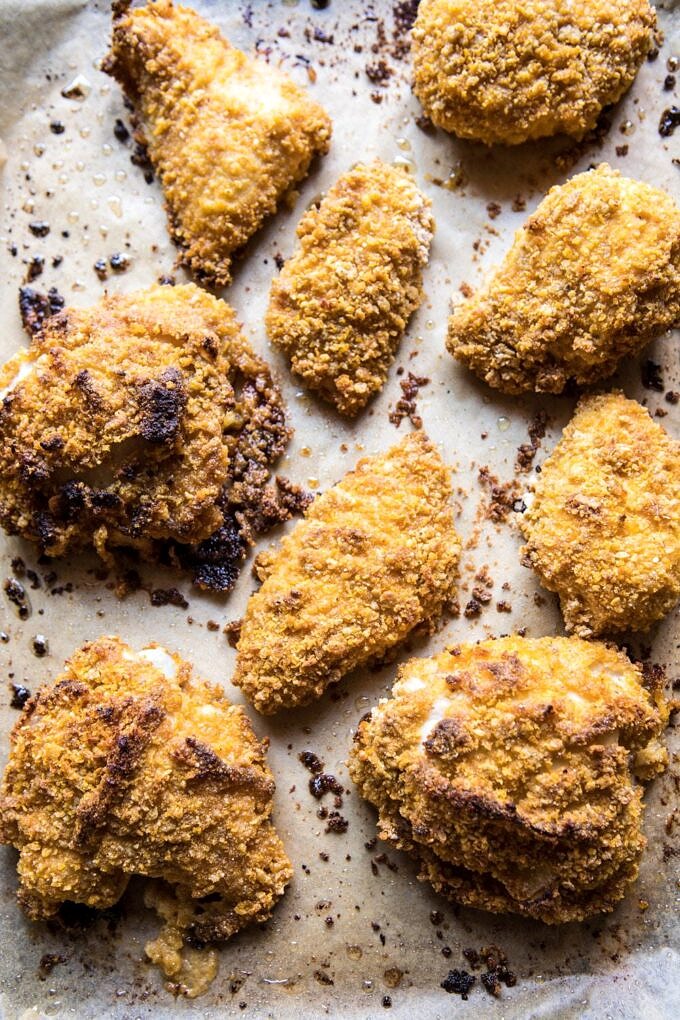 Oven Fried Southern Hot Honey Chicken. - Half Baked Harvest