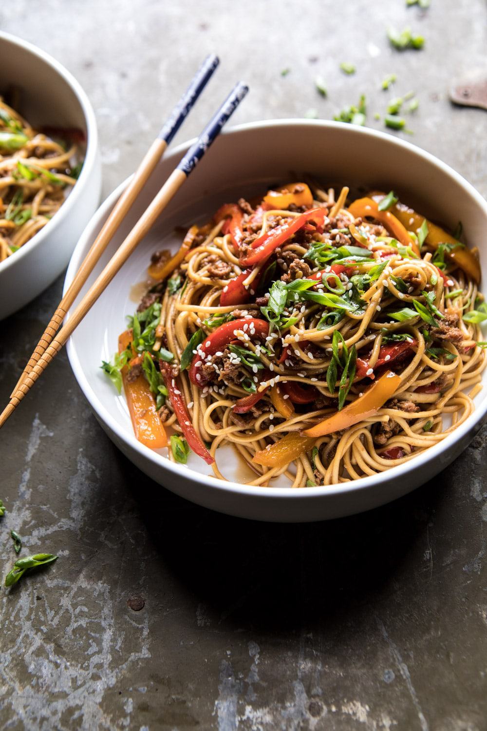 Weeknight 20 Minute Spicy Udon Noodles. - Half Baked Harvest