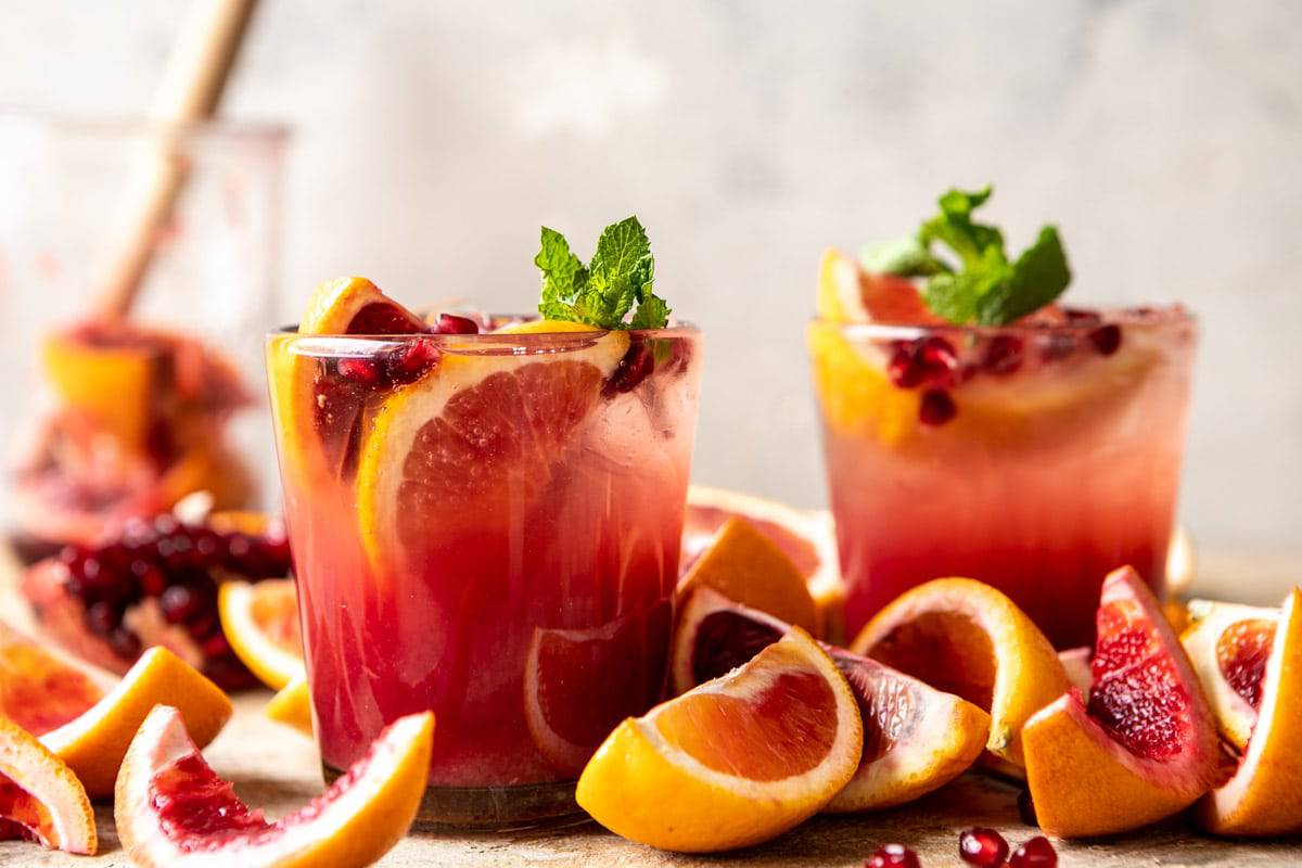 Winter Citrus Tequila Smash. - Half Baked Harvest