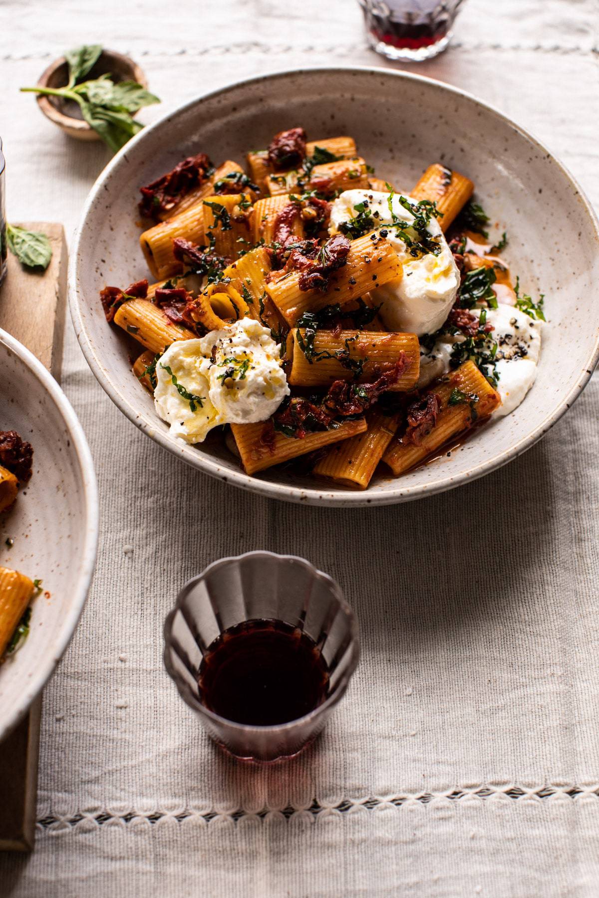 Quick Pantry Pasta with Sun-Dried Tomatoes and Burrata. - Half Baked ...