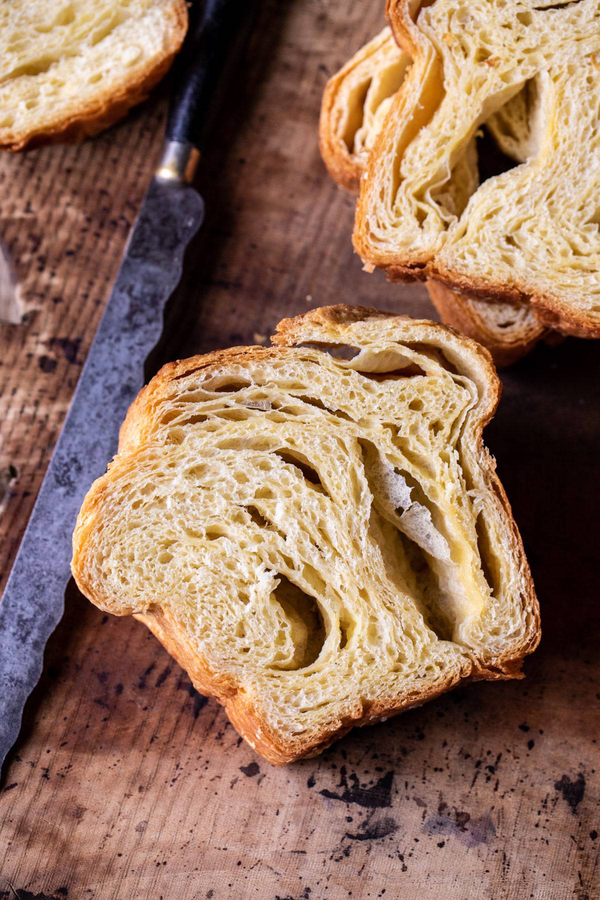 Flaky Honey Brioche Bread. - Half Baked Harvest