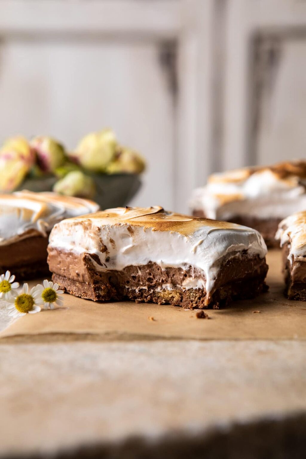 S'mores Chocolate Mousse Bars. - Half Baked Harvest