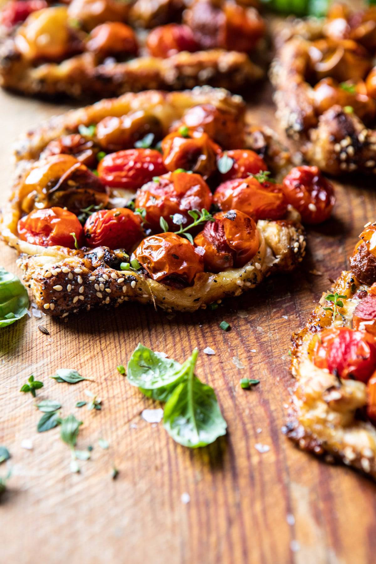 Caramelized Onion and Balsamic Tomato Tarts. - Half Baked Harvest