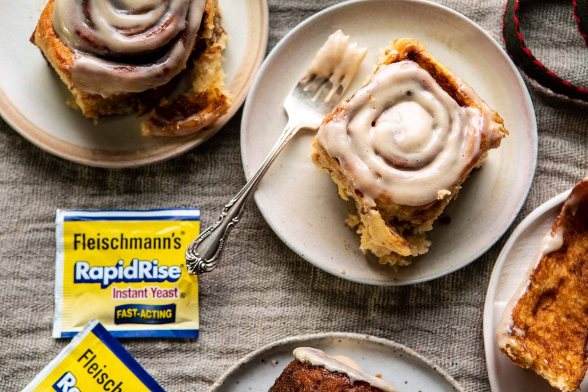 Easy Gingerbread Brioche Cinnamon Rolls. - Half Baked Harvest
