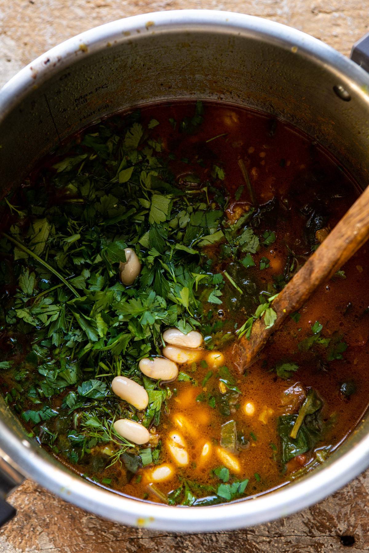 Persian Inspired Herb and Beef Stew with Rice. - Half Baked Harvest