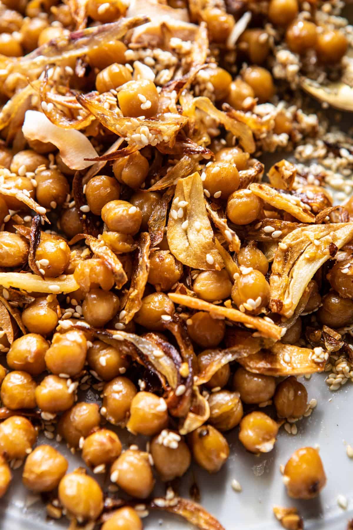 Creamy Golden Rice with Spiced Chickpeas. - Half Baked Harvest
