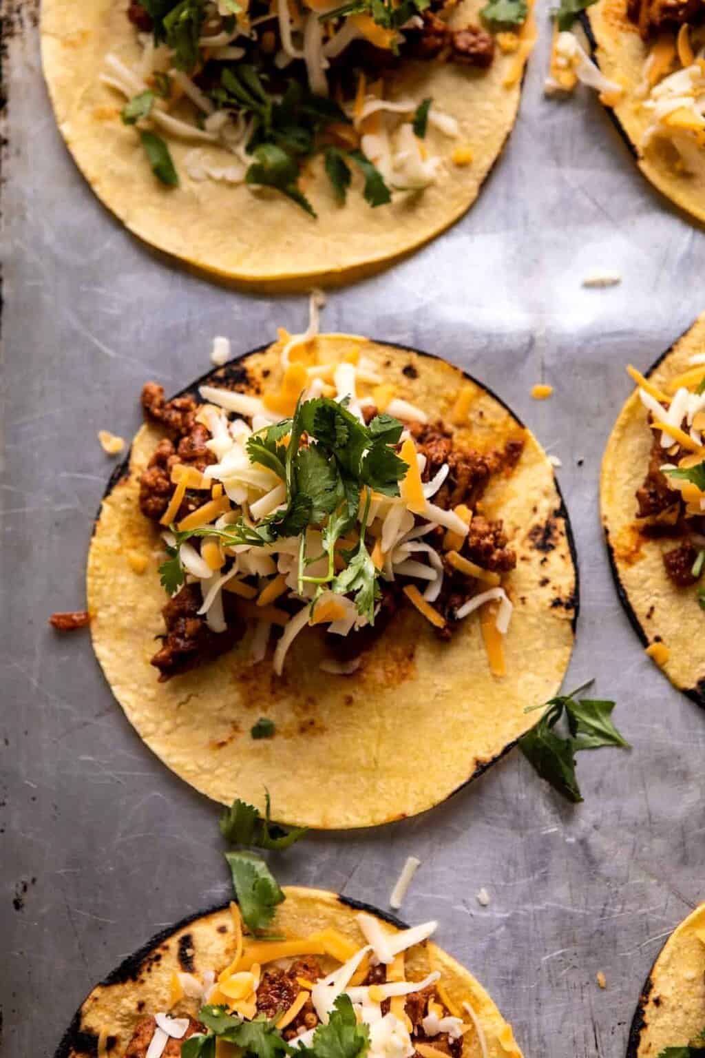 Crispy Chipotle Chicken Tacos with Cilantro Lime Ranch. - Half Baked ...