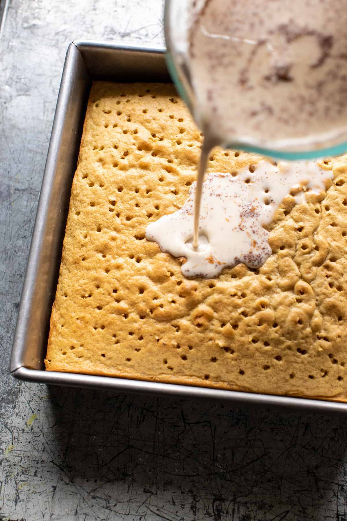 Dirty Horchata Tres Leches Cake. - Half Baked Harvest