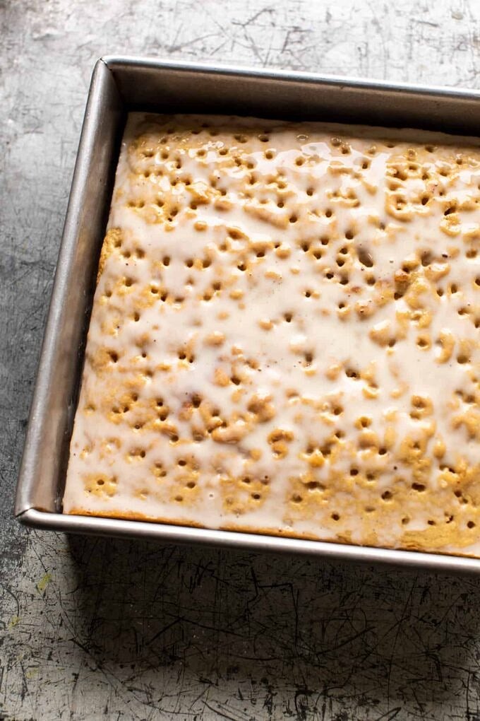 Dirty Horchata Tres Leches Cake. - Half Baked Harvest