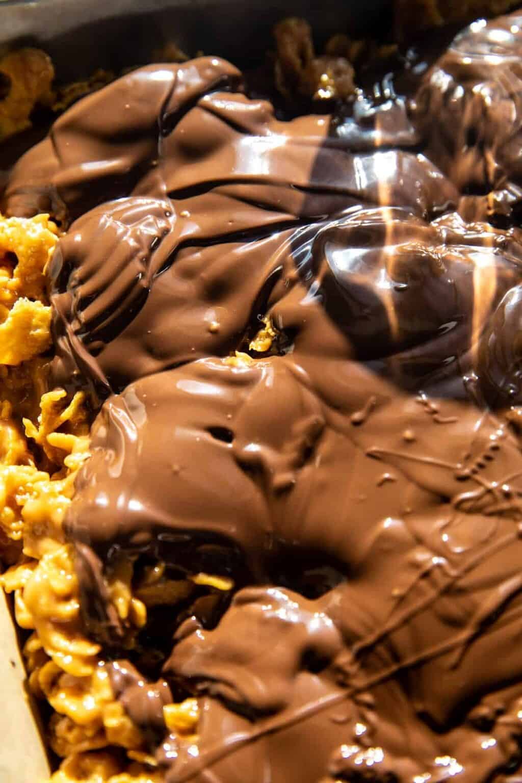 Swirled Chocolate Butterscotch Bars. - Half Baked Harvest