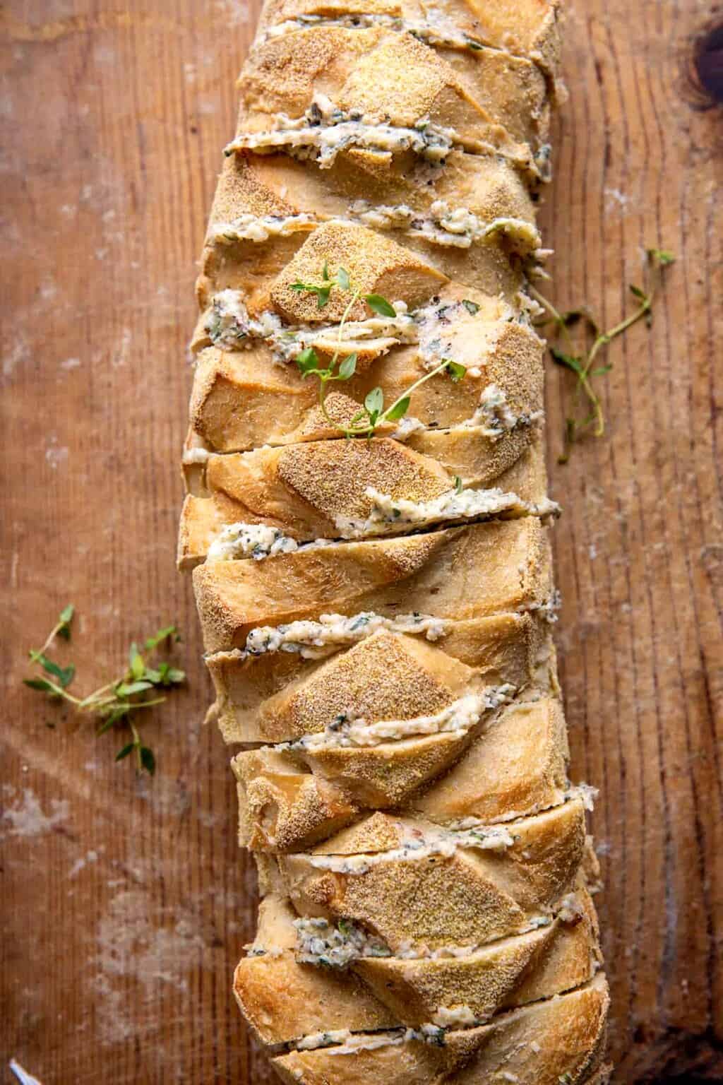 Easy Pull Apart Garlic Parmesan Bread. - Half Baked Harvest