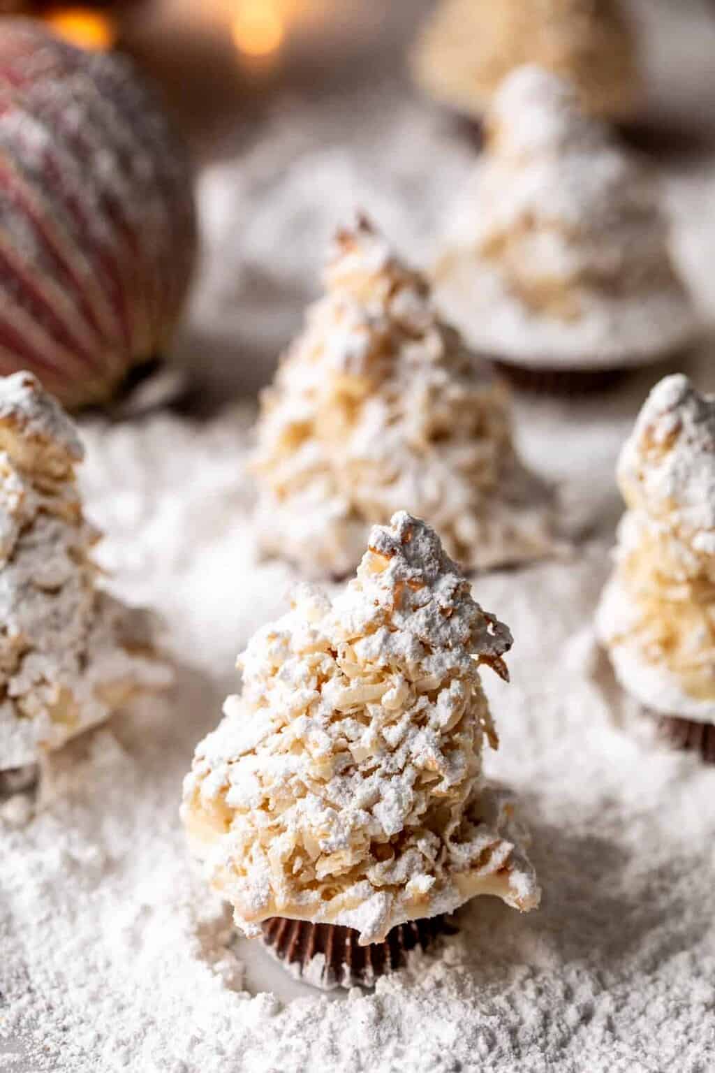 Easy Vanilla Sugar Dusted Macaroon Trees. - Half Baked Harvest