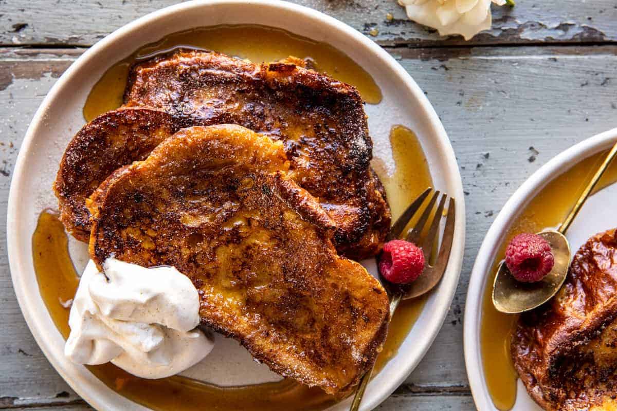 Cinnamon Sugar French Toast. - Half Baked Harvest