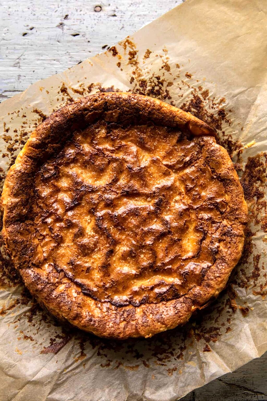 Simple Lemon Sugar Burnt Basque Cheesecake. - Half Baked Harvest