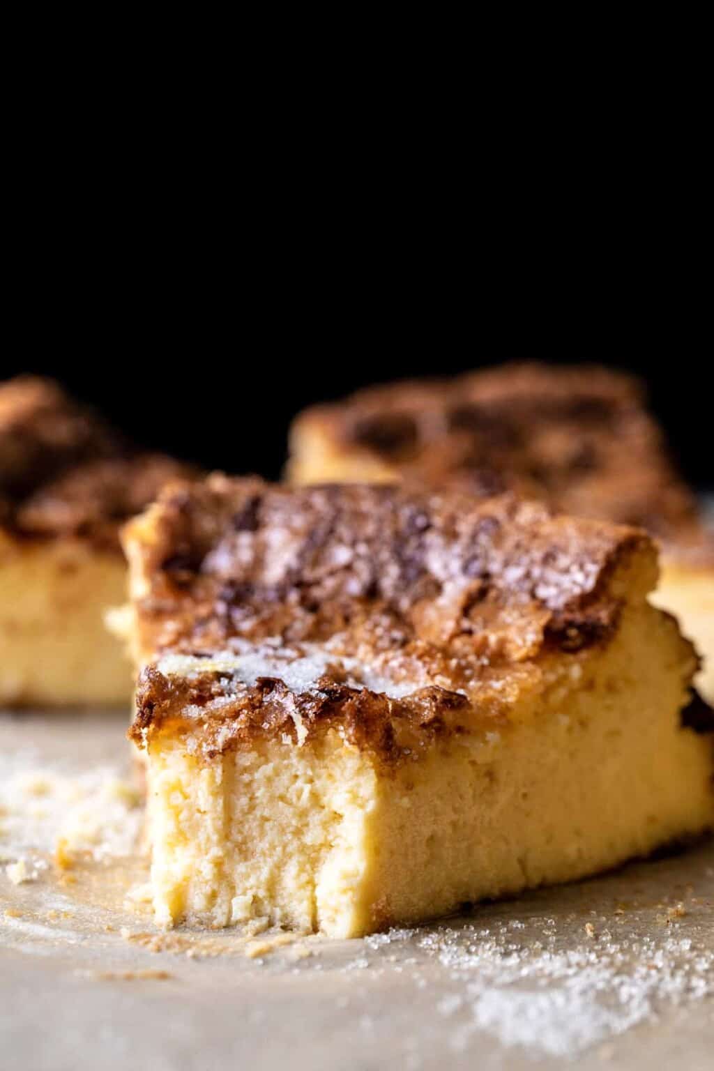 Simple Lemon Sugar Burnt Basque Cheesecake. - Half Baked Harvest