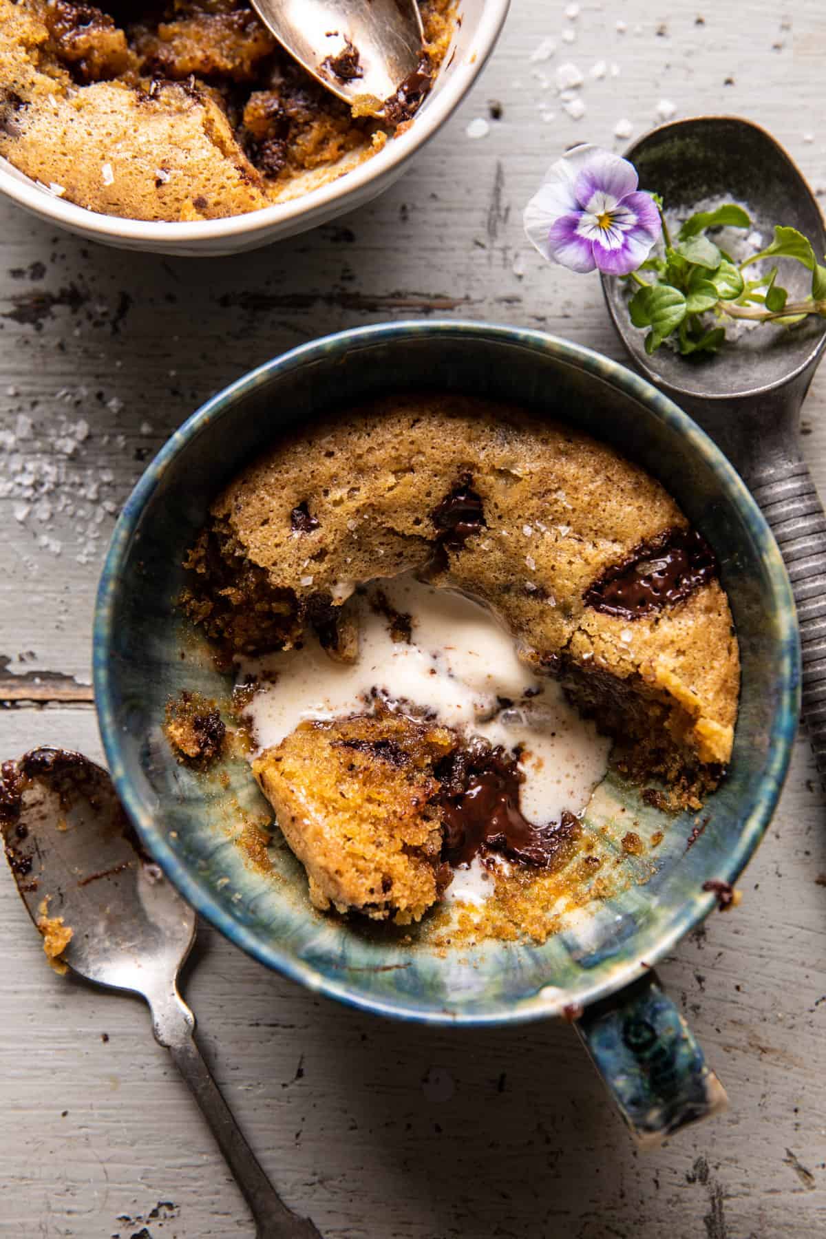 Deep Dish Molten Chocolate Coffee Blondies. - Half Baked Harvest