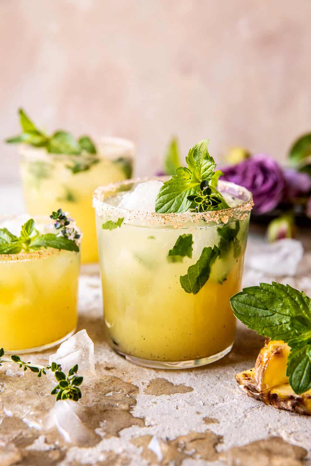 Spicy Serrano Pineapple Margarita. - Half Baked Harvest