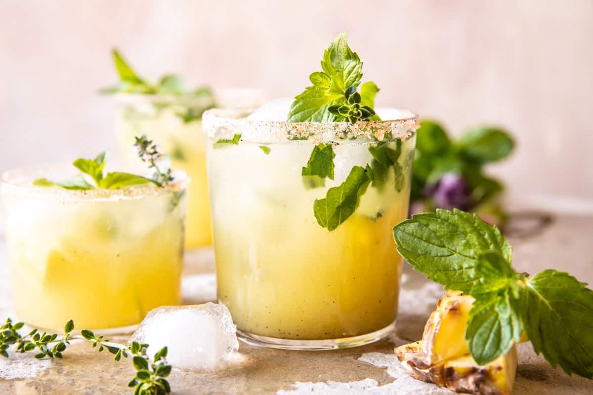 Spicy Serrano Pineapple Margarita. - Half Baked Harvest