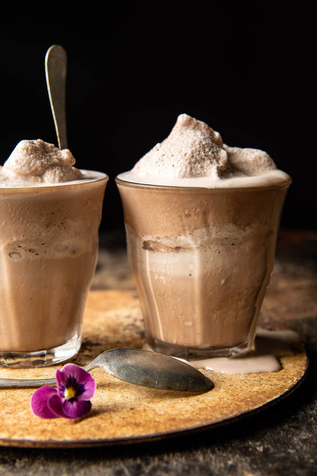 Homemade Chocolate Frosty. - Half Baked Harvest