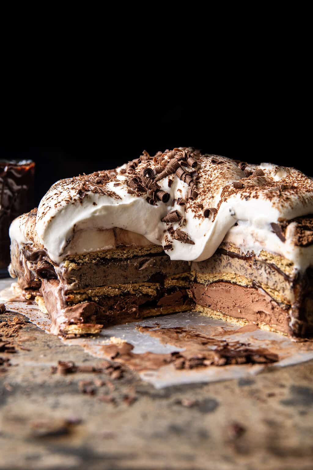Coffee and Fudge Ice Cream Cake. - Half Baked Harvest