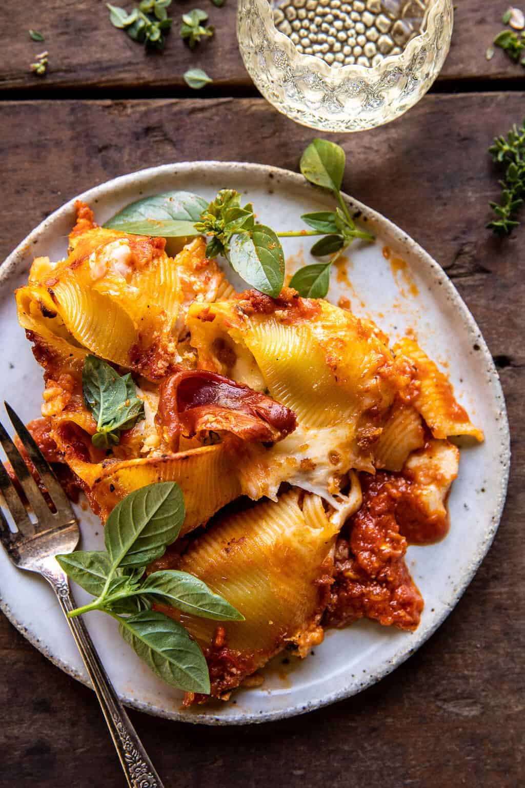 Butternut Squash and Cheese Stuffed Pasta Shells. - Half Baked Harvest