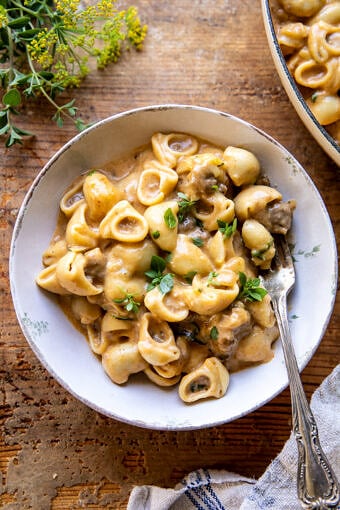 Healthier Homemade One Pot Hamburger Helper. - Half Baked Harvest