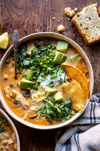 Creamy White Chicken Chili. - Half Baked Harvest
