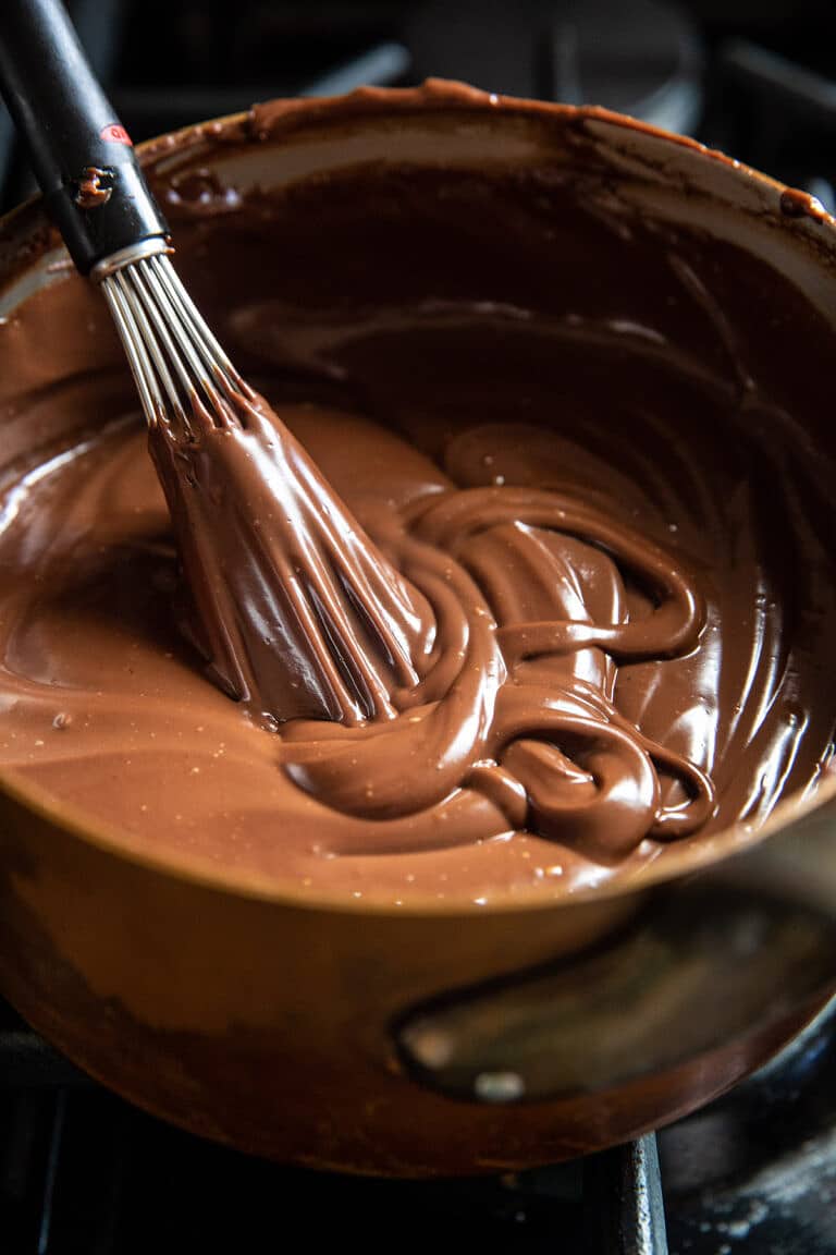 Double Chocolate Mocha Pudding Pie. - Half Baked Harvest