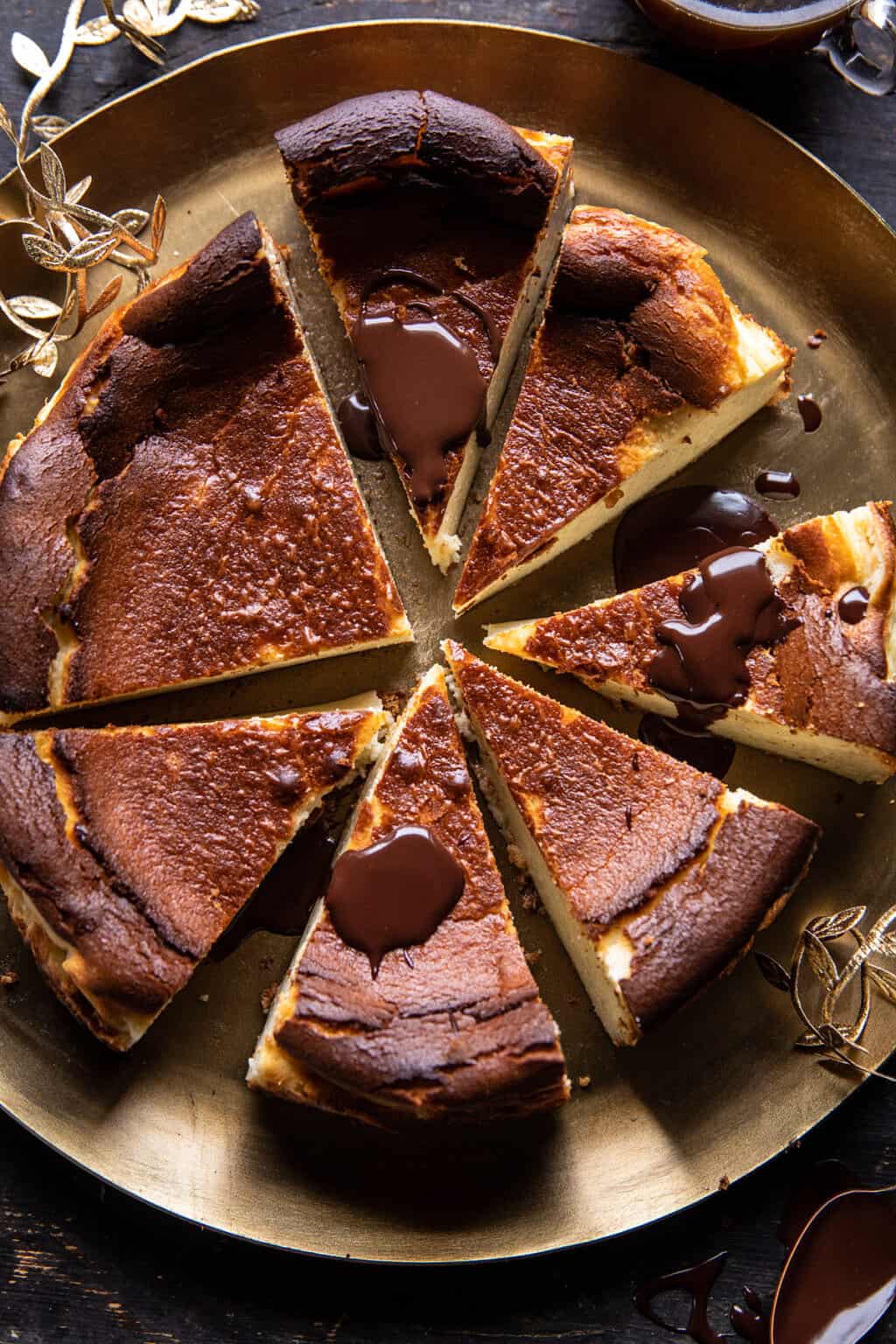 Vanilla Burnt Basque Cheesecake. - Half Baked Harvest