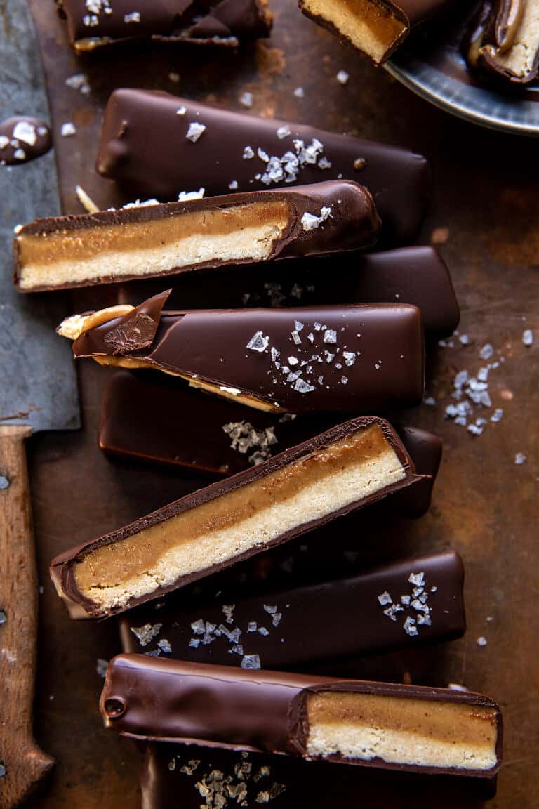 Homemade Vegan Peanut Butter Twix Bars. - Half Baked Harvest