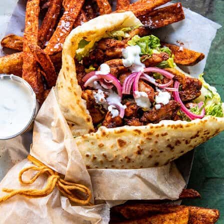 Greek Style Roasted Lamb Gyros | Half Baked Harvest